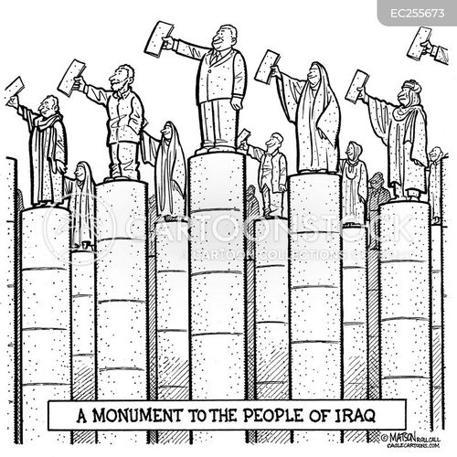 Faith Monument Cartoons and Comics - funny pictures from CartoonStock