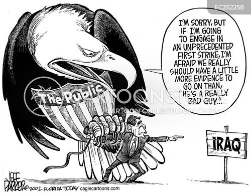 Strike First Cartoons and Comics - funny pictures from CartoonStock