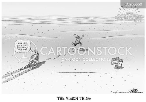 Iraq Vision Cartoons and Comics - funny pictures from CartoonStock