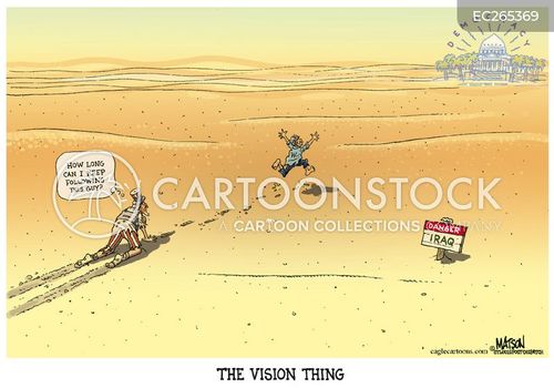 Iraq Vision Cartoons and Comics - funny pictures from CartoonStock