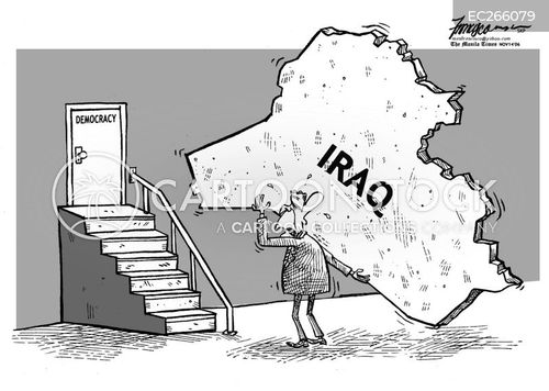 George Bush Iraq Cartoons and Comics - funny pictures from CartoonStock
