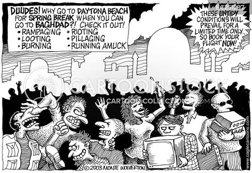 Spring Break Cartoons and Comics - funny pictures from CartoonStock