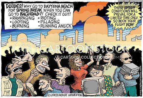 Student Riot Cartoons and Comics - funny pictures from CartoonStock