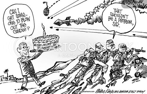Iraq Mission Cartoons and Comics - funny pictures from CartoonStock
