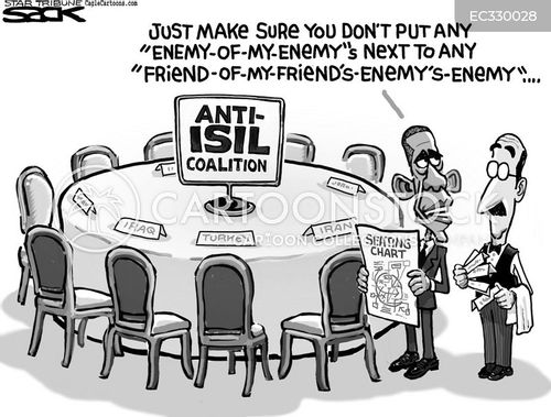 Enemies Cartoons and Comics - funny pictures from CartoonStock