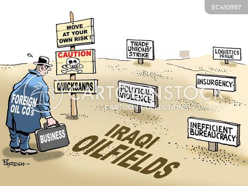 Oil Dispute Cartoons and Comics - funny pictures from CartoonStock