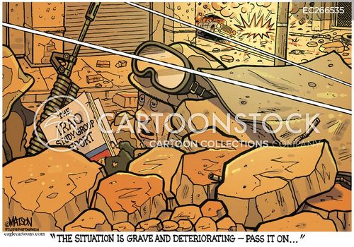 New Iraq Report Cartoons and Comics - funny pictures from CartoonStock