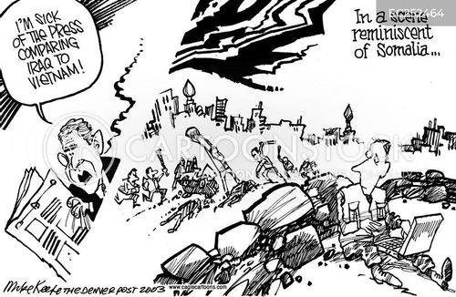 Somali Civil War Cartoons and Comics - funny pictures from CartoonStock