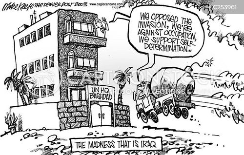 Un Bombing Cartoons and Comics - funny pictures from CartoonStock