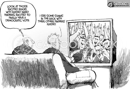 Sectarian Violence Cartoons and Comics - funny pictures from CartoonStock