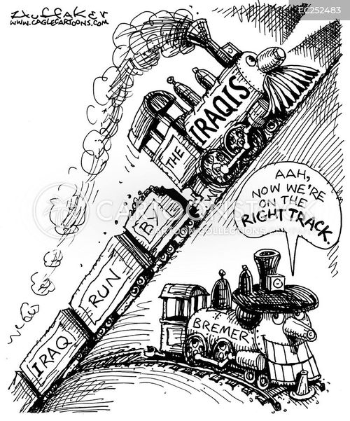 Railway Connectivity Cartoons and Comics - funny pictures from CartoonStock