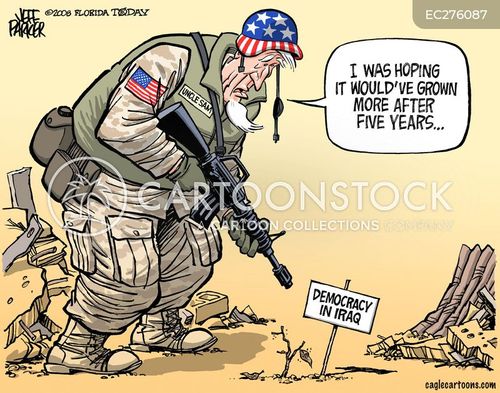 Five Years In Iraq Cartoons and Comics - funny pictures from CartoonStock