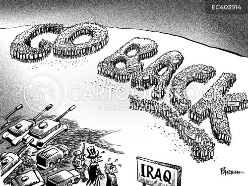 Iraqi Civil War Cartoons and Comics - funny pictures from CartoonStock
