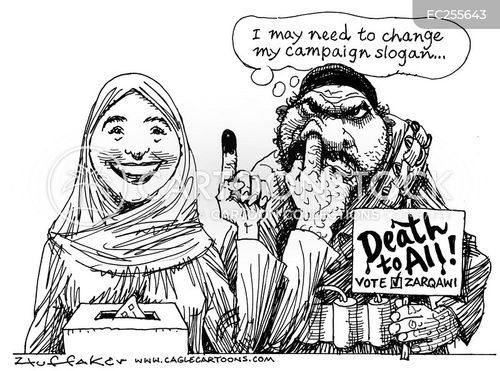 Alzarqawi Cartoons and Comics - funny pictures from CartoonStock