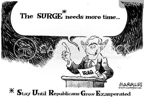 Surge 2008 Cartoons and Comics - funny pictures from CartoonStock