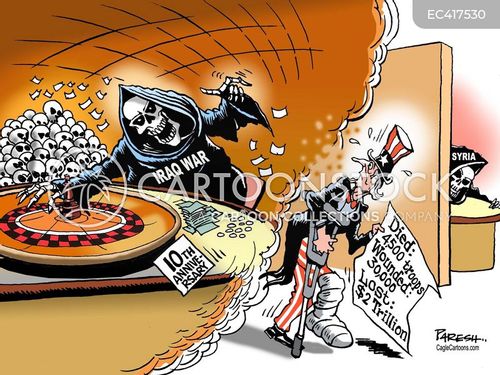 Us Invasion Of Iraq Cartoons and Comics - funny pictures from CartoonStock