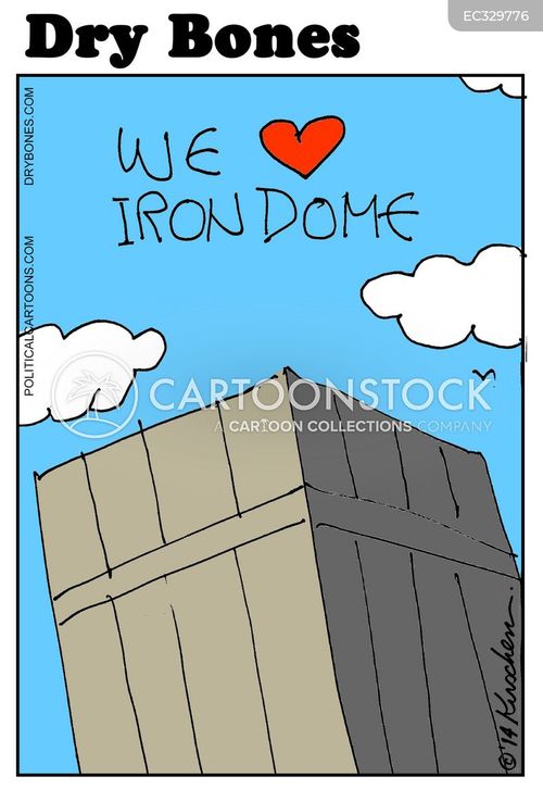 Iron Dome Cartoons and Comics - funny pictures from CartoonStock