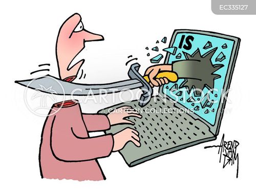 Internet Hackers Cartoons and Comics - funny pictures from CartoonStock