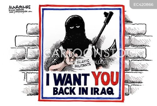 Militants In Iraq Cartoons and Comics - funny pictures from CartoonStock
