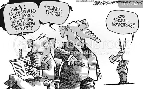 Fear-mongerer Cartoons and Comics - funny pictures from CartoonStock