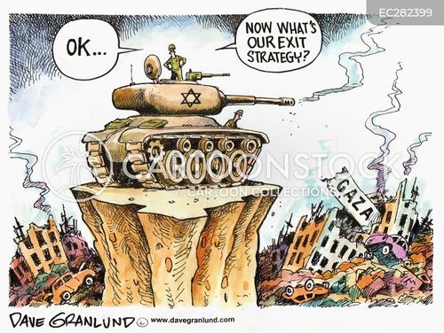 Israel Exit Gaza Cartoons and Comics - funny pictures from CartoonStock