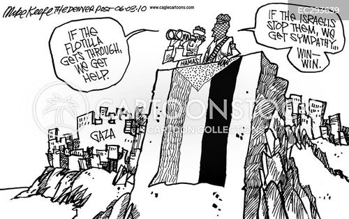 Aid Flotilla Cartoons and Comics - funny pictures from CartoonStock