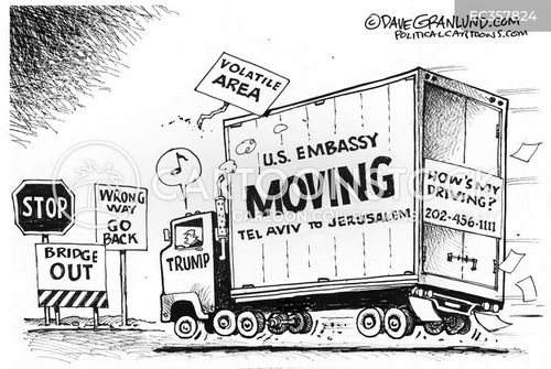 Jerusalem-embassy Cartoons and Comics - funny pictures from CartoonStock