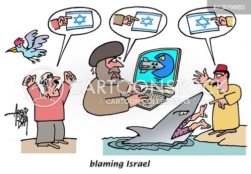 Israel Claims Cartoons and Comics - funny pictures from CartoonStock