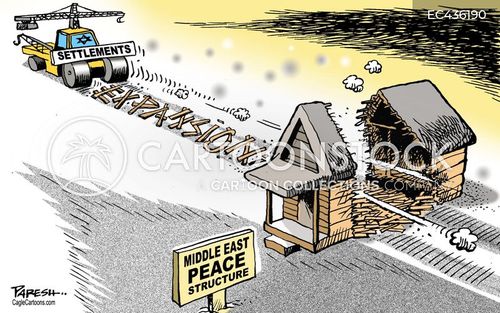 Occupied Lands Cartoons and Comics - funny pictures from CartoonStock
