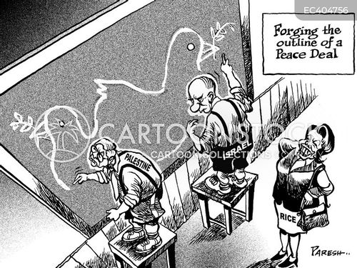 Peace Agreement Cartoons and Comics - funny pictures from CartoonStock