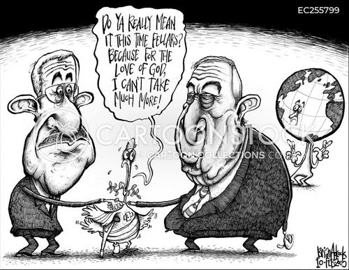 Peace Deal Cartoons and Comics - funny pictures from CartoonStock