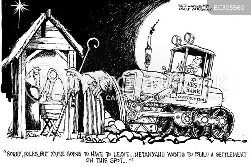 West Bank Expansion Cartoons and Comics - funny pictures from CartoonStock