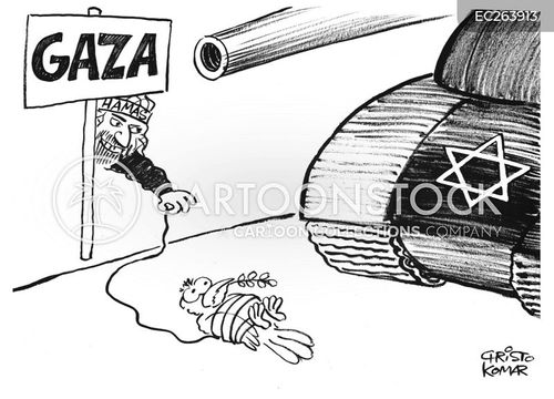 Israel Moves On Gaza Cartoons and Comics - funny pictures from CartoonStock