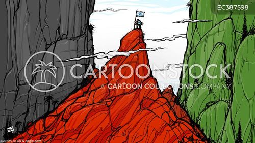 The Flag March Cartoons and Comics - funny pictures from CartoonStock