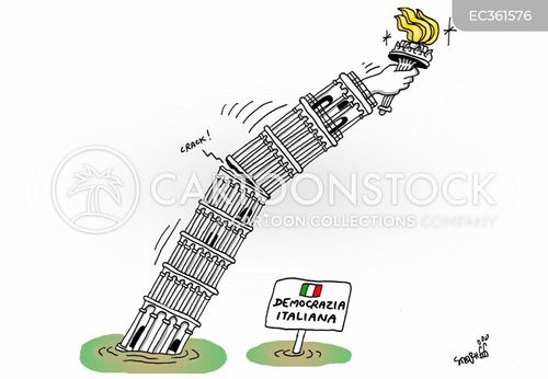 Italian Democracy Cartoons and Comics - funny pictures from CartoonStock