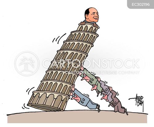 Leaning Tower Cartoons and Comics - funny pictures from CartoonStock