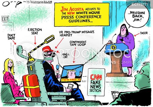 Press Credentials Cartoons and Comics - funny pictures from CartoonStock