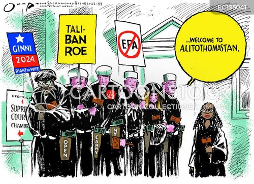 Samuel A. Alito Cartoons and Comics - funny pictures from CartoonStock