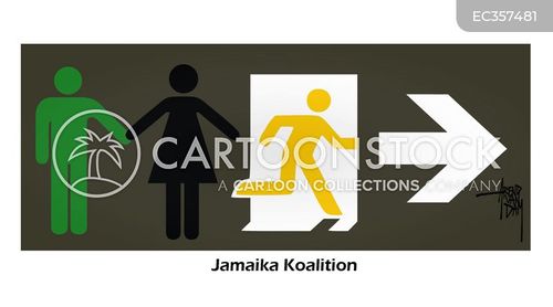 Jamaika Koalition Cartoons and Comics - funny pictures from CartoonStock