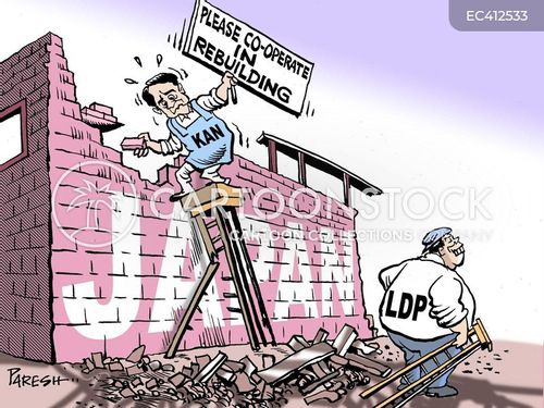 Political Tsunami Cartoons and Comics - funny pictures from CartoonStock