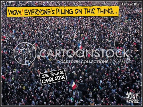 Je Suis Charlie Cartoons and Comics - funny pictures from CartoonStock