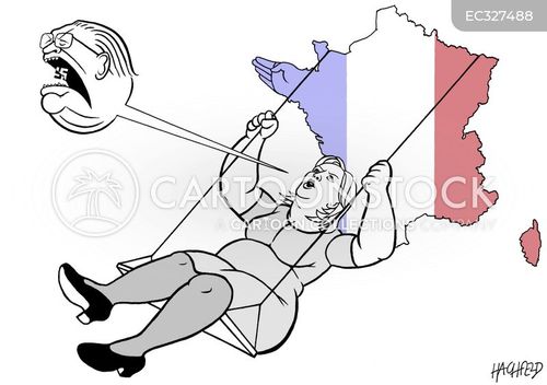Marie Le Pen Cartoons and Comics - funny pictures from CartoonStock