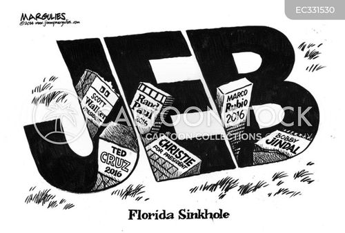 Jeb Bush Run Cartoons and Comics - funny pictures from CartoonStock