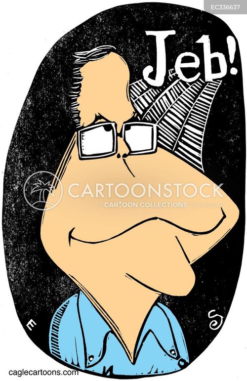 Jeb! Bush Campaign Cartoons and Comics - funny pictures from CartoonStock