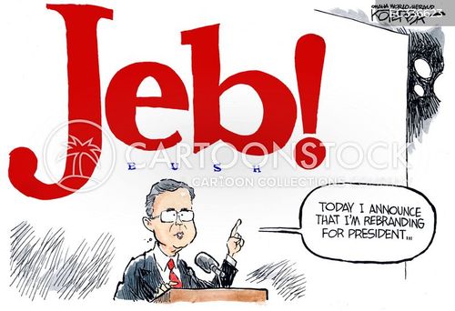 Jeb Bush 2016 Cartoons and Comics - funny pictures from CartoonStock