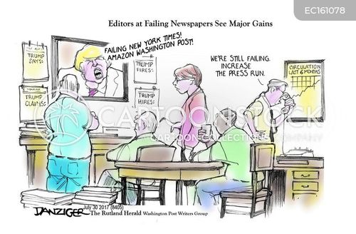 News Circulation Cartoons and Comics - funny pictures from CartoonStock
