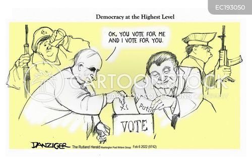 Internal Negotiation Cartoons and Comics - funny pictures from CartoonStock