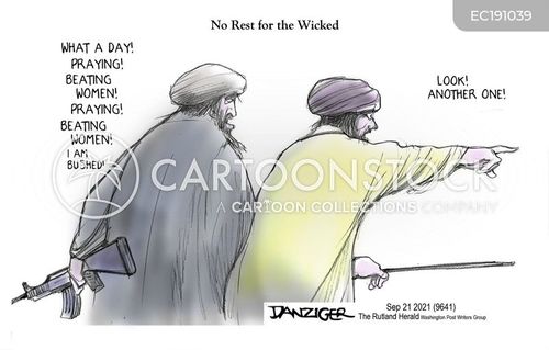 Burqa Decree Cartoons and Comics - funny pictures from CartoonStock