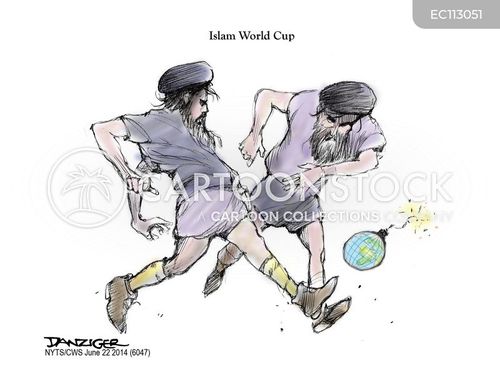 Islamic Violence Cartoons and Comics - funny pictures from CartoonStock