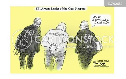 Oath Keeper Leader Cartoons and Comics - funny pictures from CartoonStock